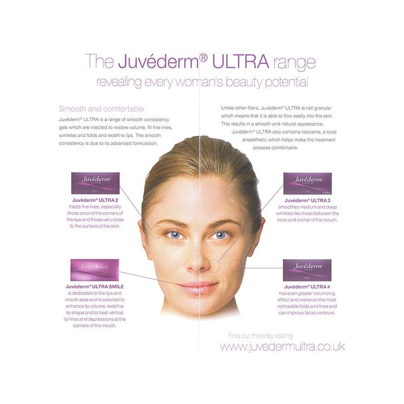 BUY JUVEDERM ULTRA 3| Aesthetic dermal injection: medium wrinkle, lips