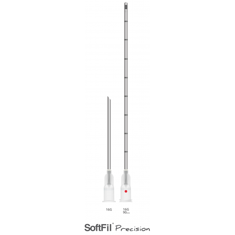 SOFTFIL 16G90mm/XL PRECISION MICROCANNULA - GREY/20