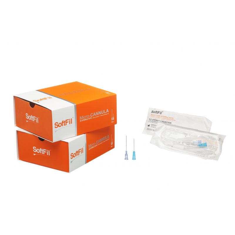 SOFTFIL 23G30mm/XL PRECISION MICROCANNULA - BLUE/20