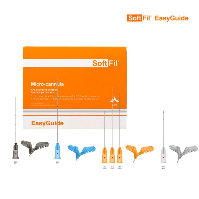 SOFTFIL 18G90mm/XL PRECISION MICROCANNULA - PINK/20