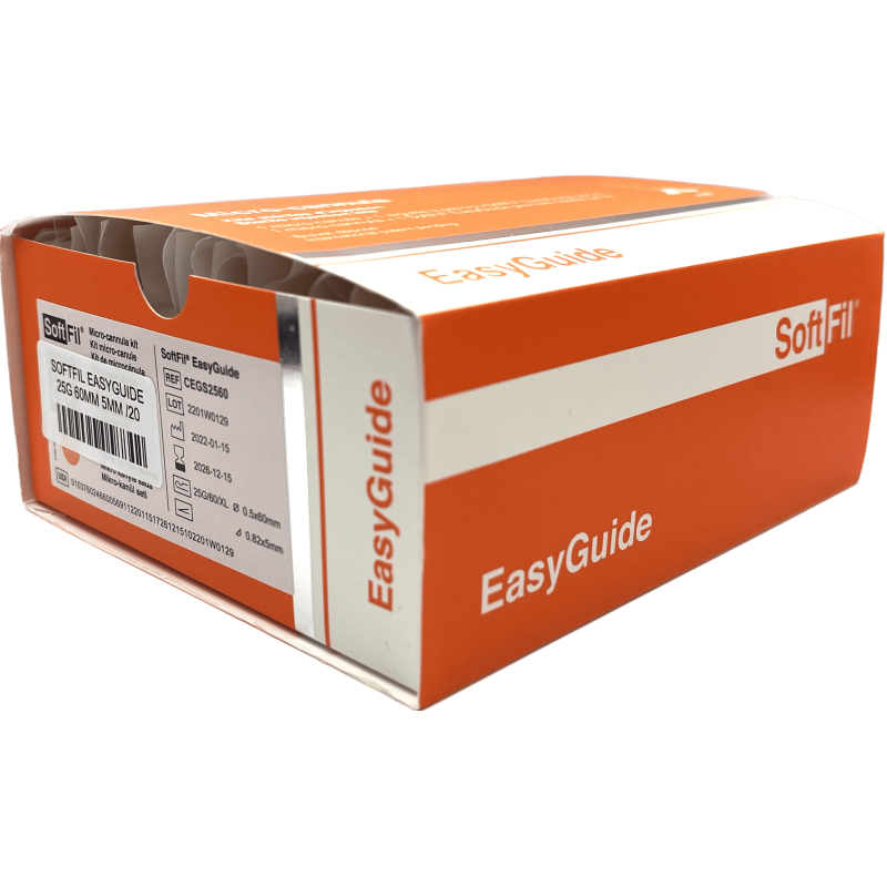 SOFTFIL EASYGUIDE 25G60mm-5mm MICRO-CANULE/20