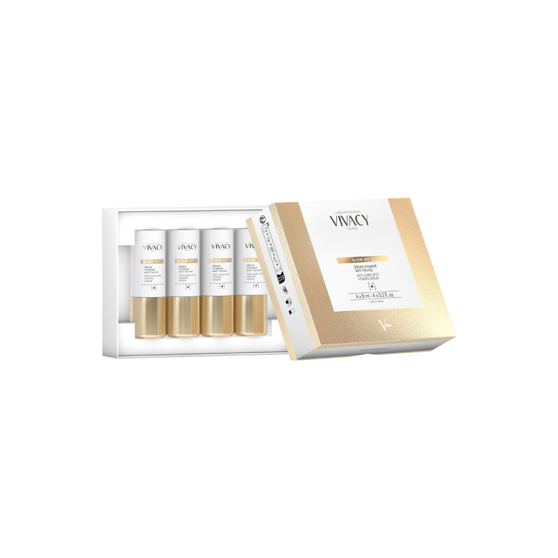 VIVACY GLOW VIT'C VITAMIN ANTI-DUNKEL-SERUM BOX (4x8ml)