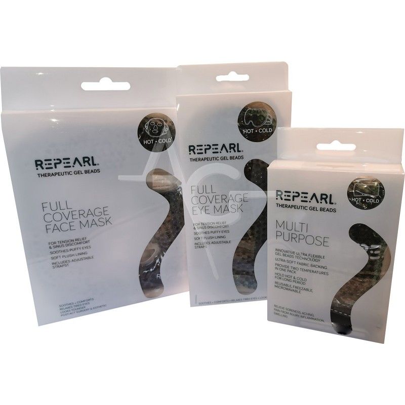 REPEARL FULL COVERAGE FACE MASK HOT/COLD (19x17.5cm)